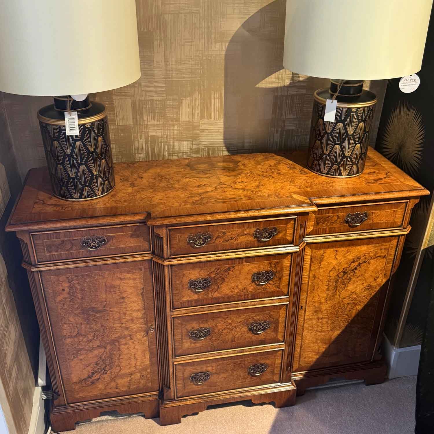 Showroom Clearance: Iain James W195 Breakfront Sideboard with Canted Ends - TR Hayes