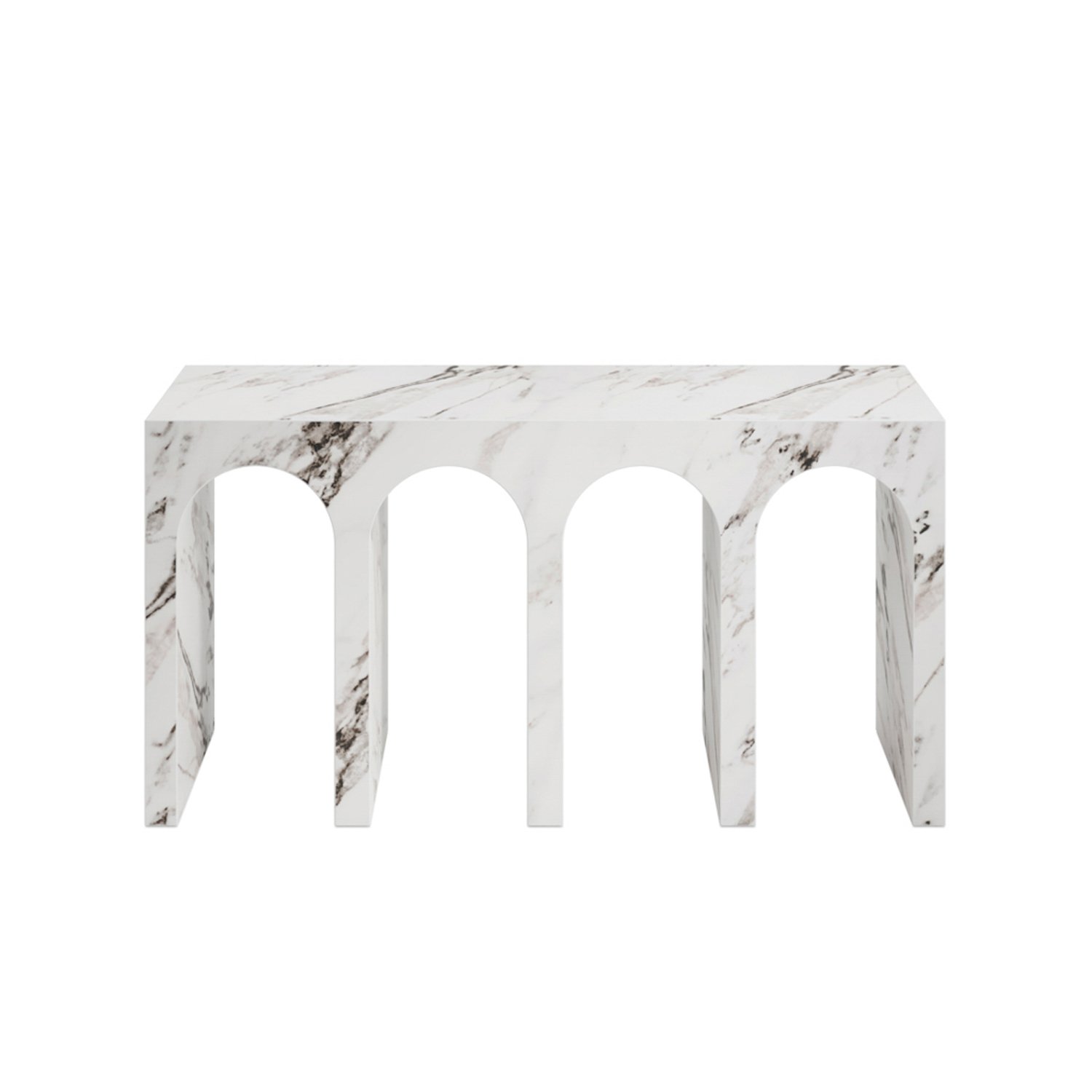 Arches Console Calcatta Marble Table - TR Hayes