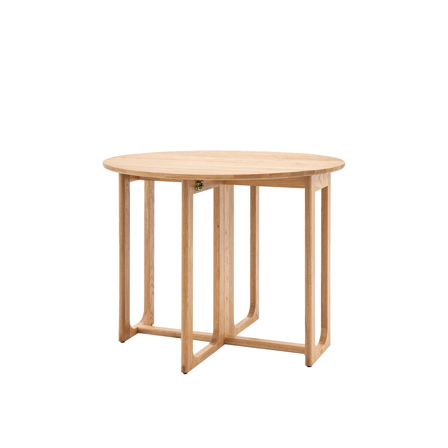 Cadoc Natural Oak Folding Dining Table - TR Hayes