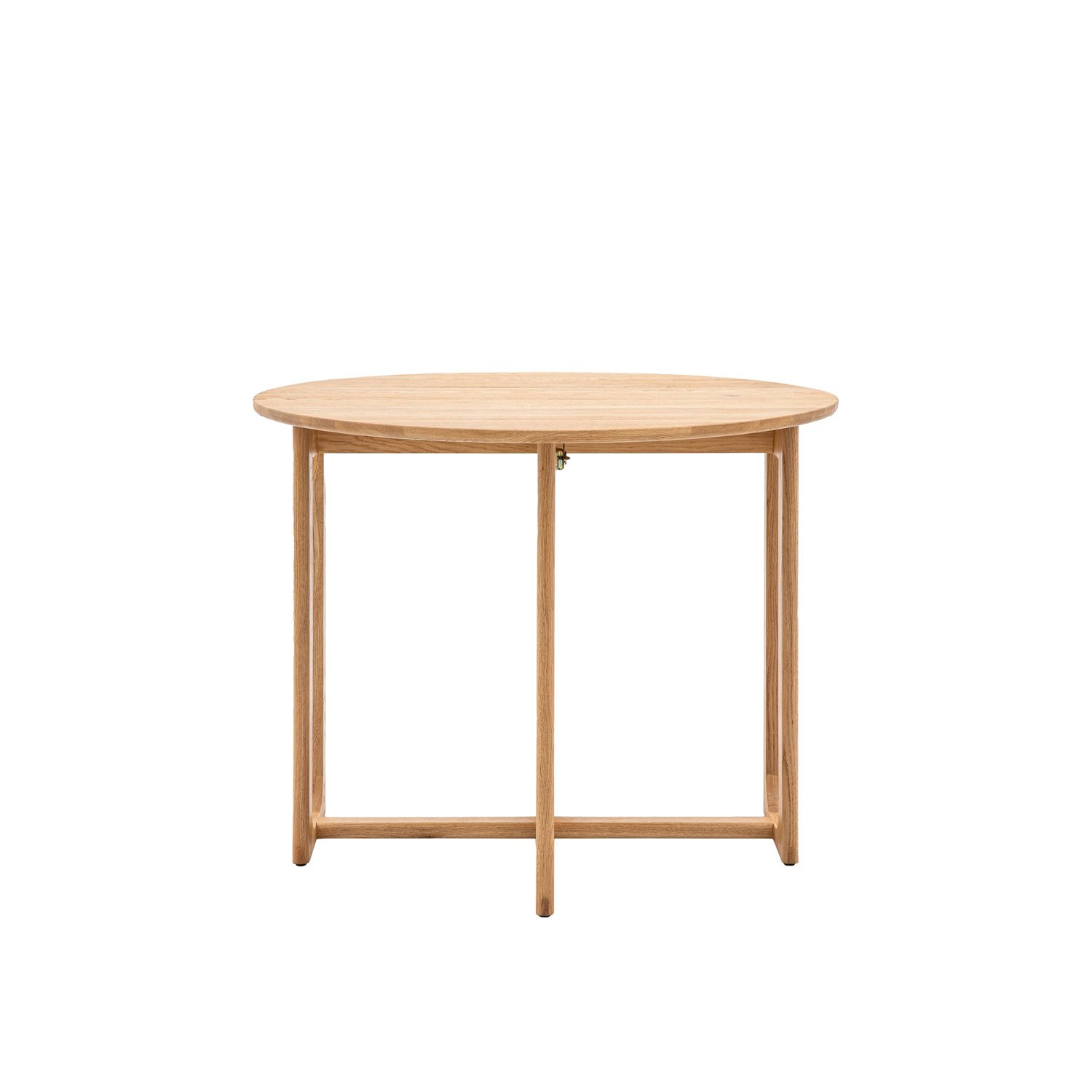 Cadoc Natural Oak Folding Dining Table - TR Hayes
