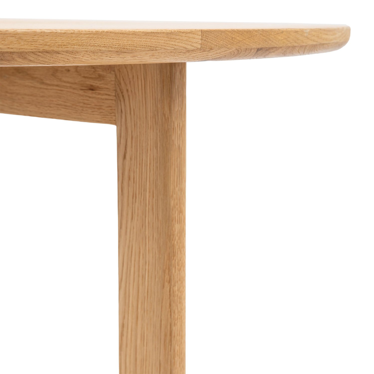 Cadoc Natural Oak Round Dining Table - TR Hayes