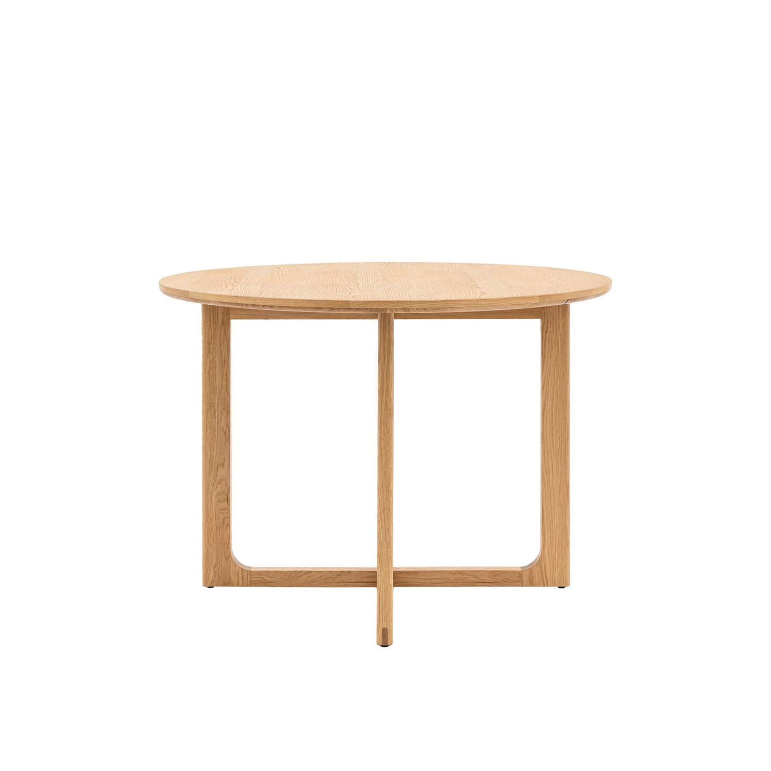 Cadoc Natural Oak Round Dining Table - TR Hayes