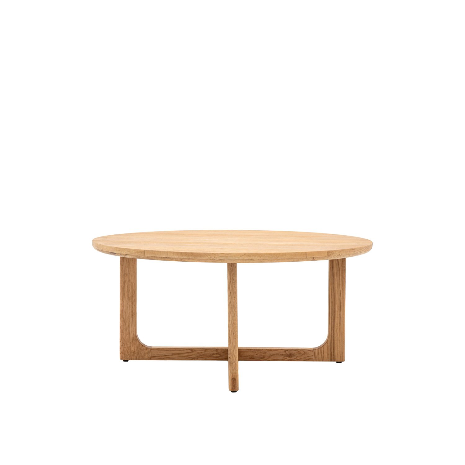 Cadoc Natural Oak Round Coffee Table - TR Hayes