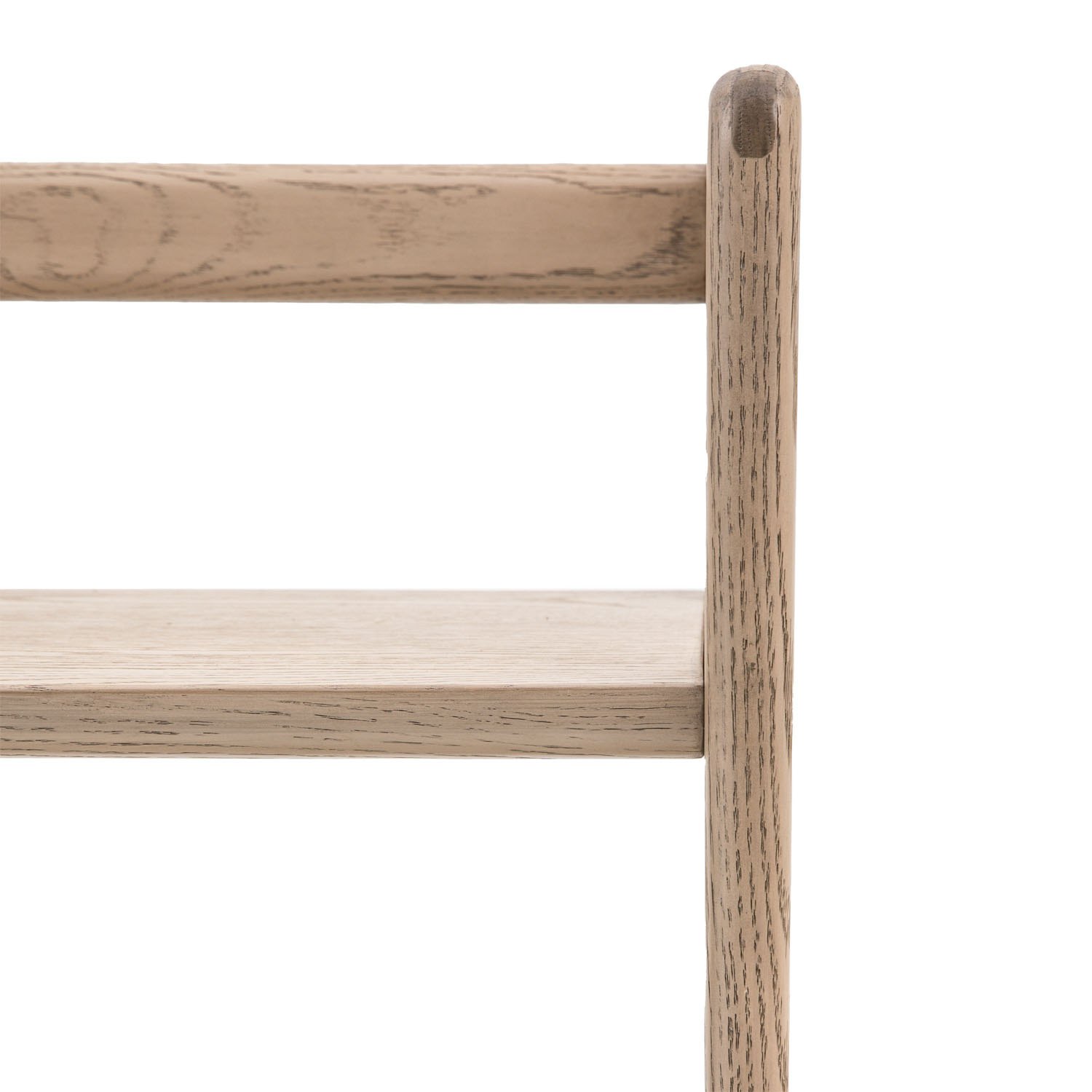 Cadoc Smoked Oak Wide Open Display Unit - TR Hayes