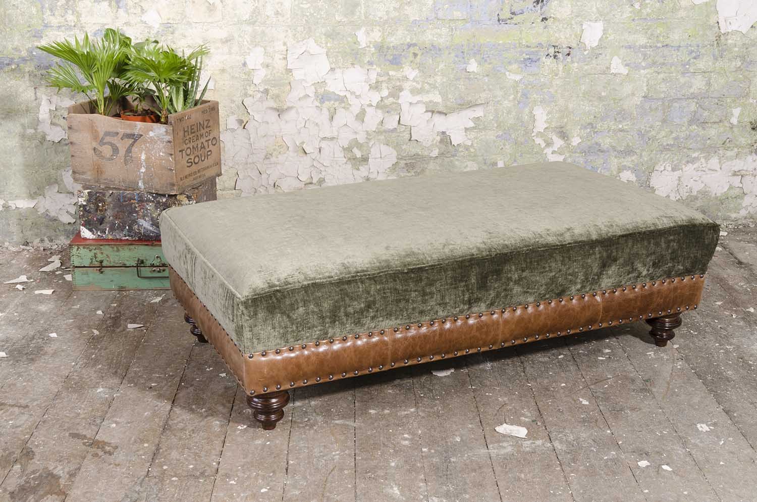 Tetrad Constable Large Rectangular Stool - TR Hayes