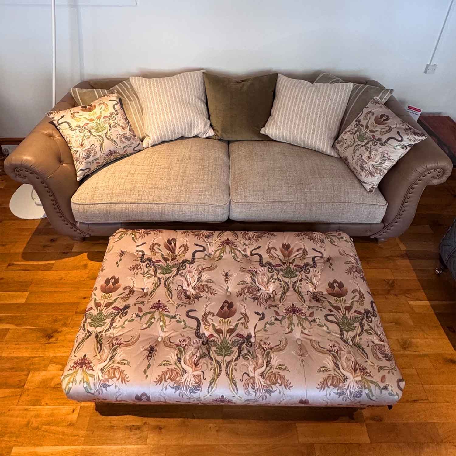 Clearance Arcadia 3 Seater Pillow Back Sofa - TR Hayes