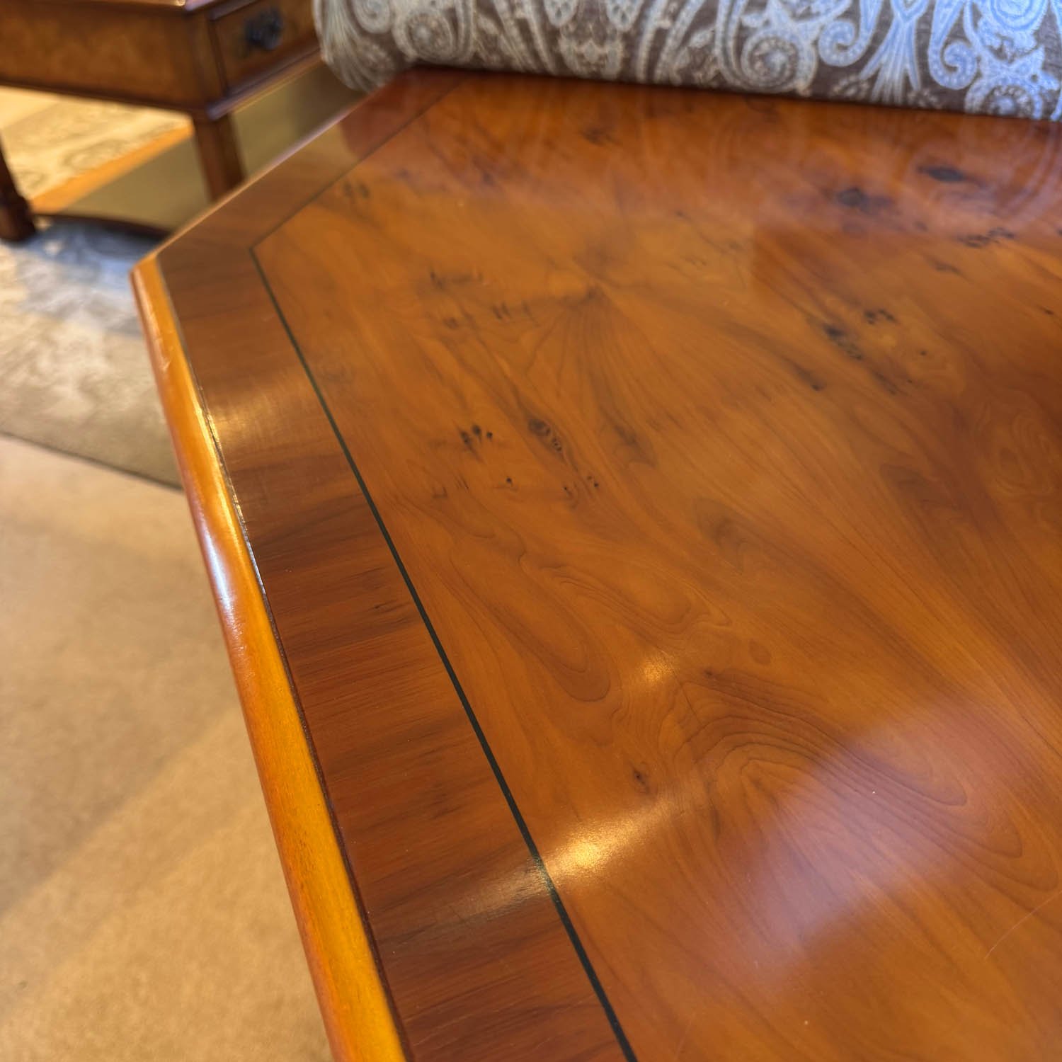 Clearance Bradley Yew Corner TV Stand - TR Hayes