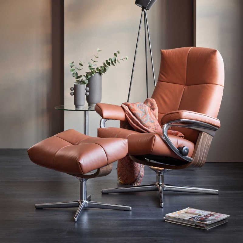 Stressless David Chair & Stool - TR Hayes