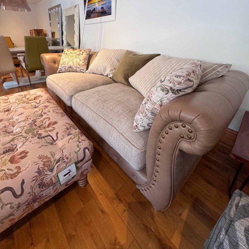 Clearance Arcadia 3 Seater Pillow Back Sofa - TR Hayes